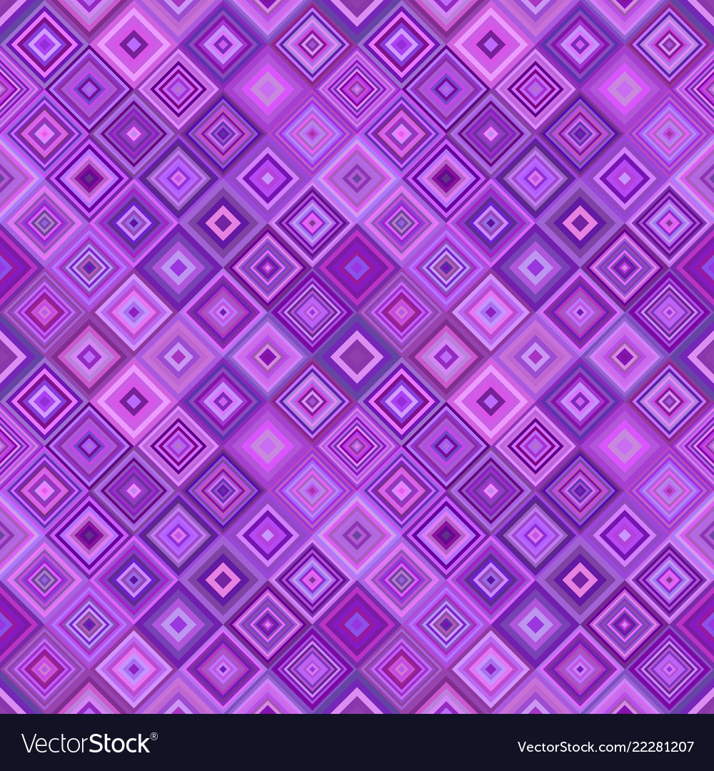 Geometrical Diagonal Square Pattern Mosaic Tile Vector Image