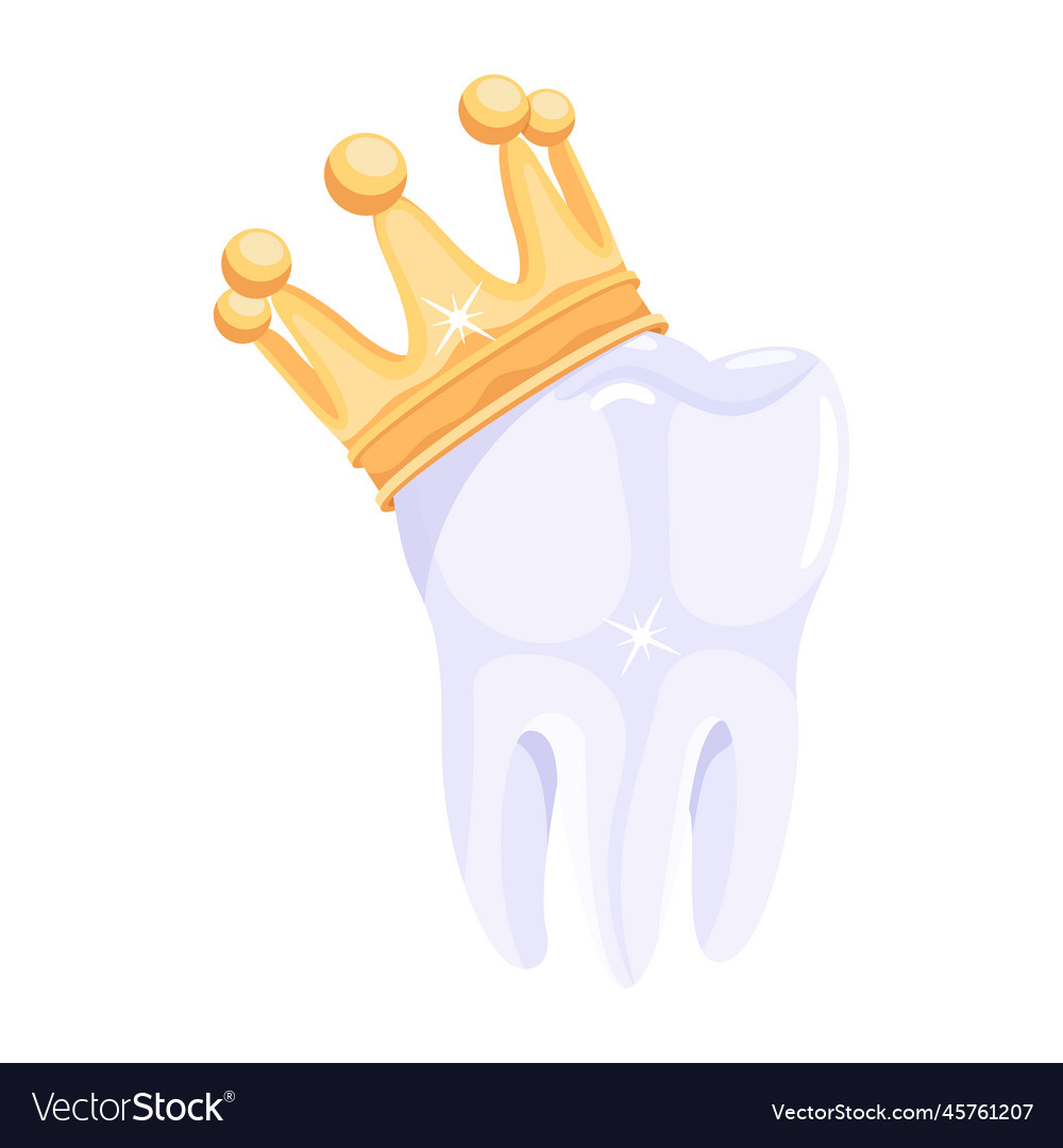 Healthy tooth Royalty Free Vector Image - VectorStock