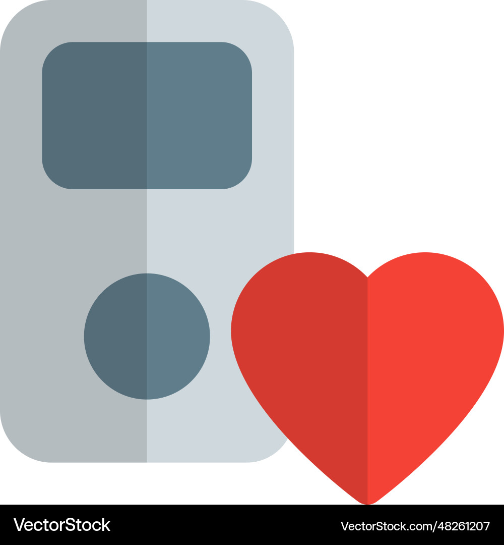 Ipod popular for its amazing music system Vector Image
