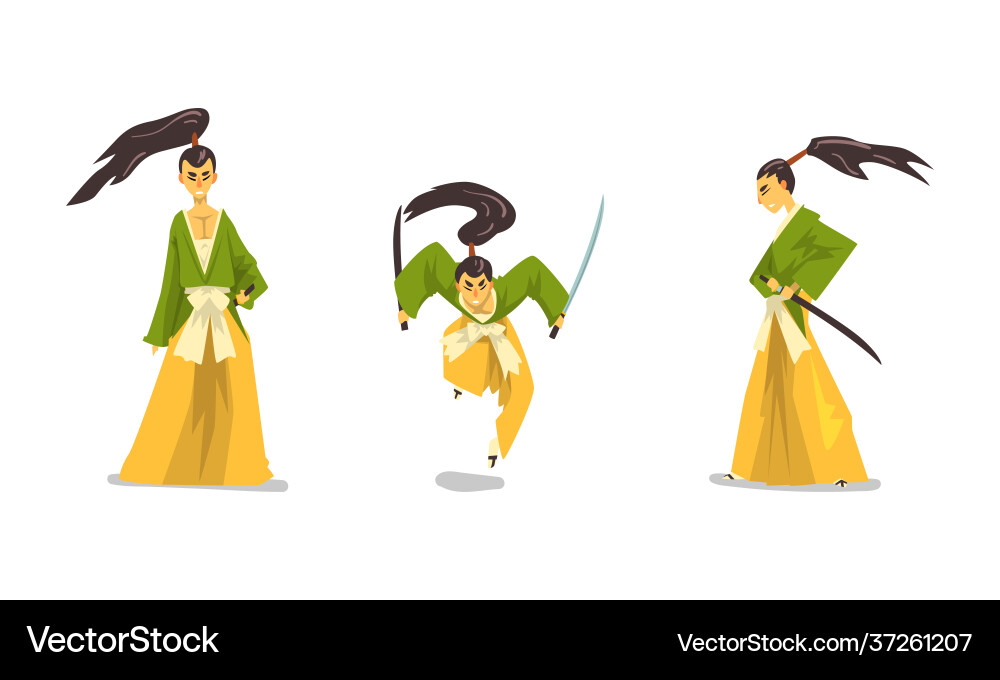 Traditional Japanese Fighting Samurai Art
