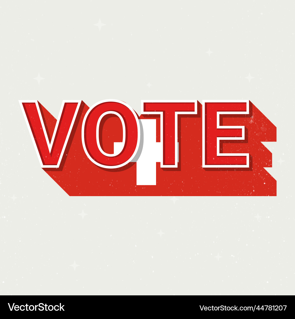 Switzerland election vote text democracy Vector Image
