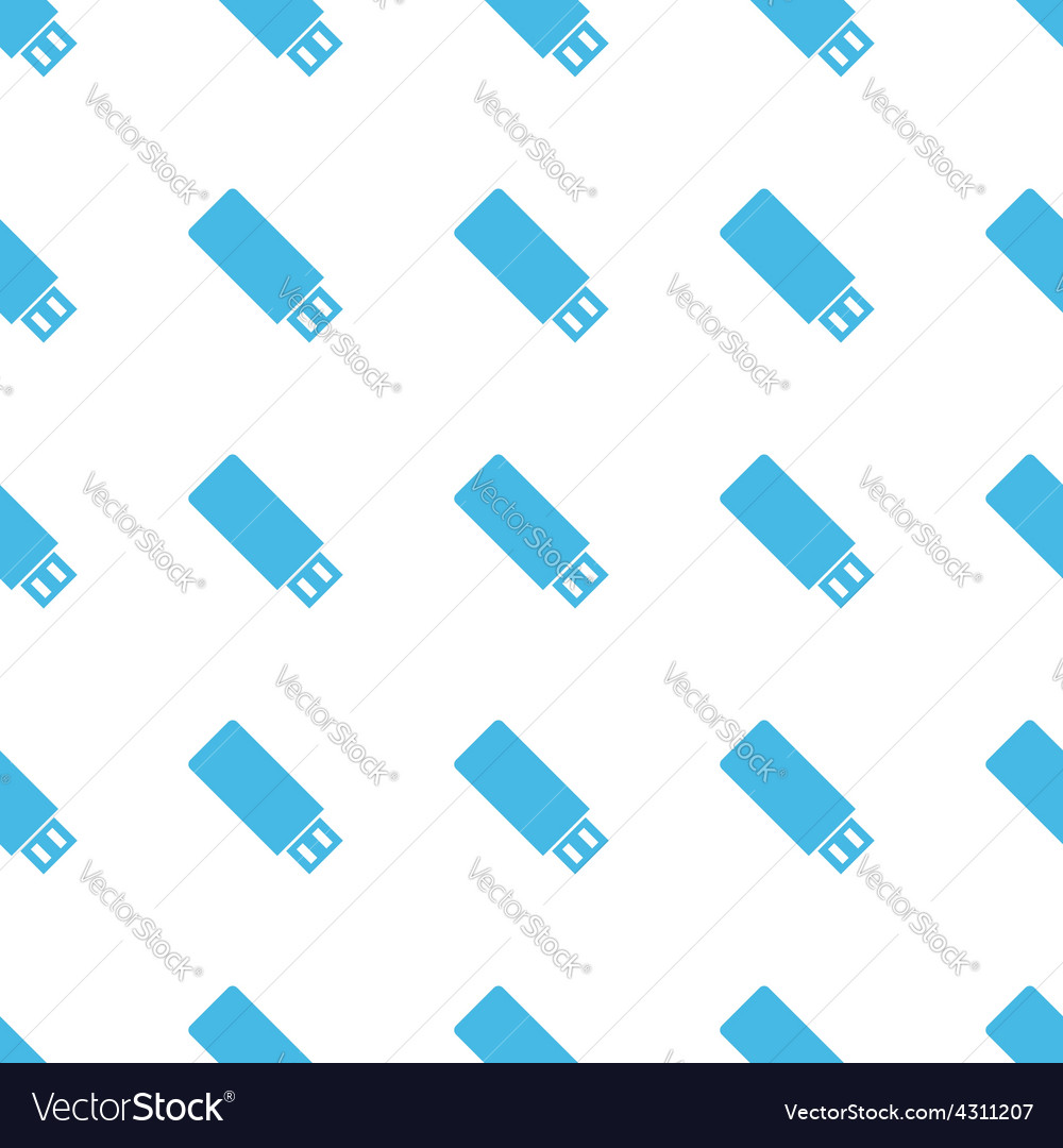 Unique flash drive seamless pattern Royalty Free Vector