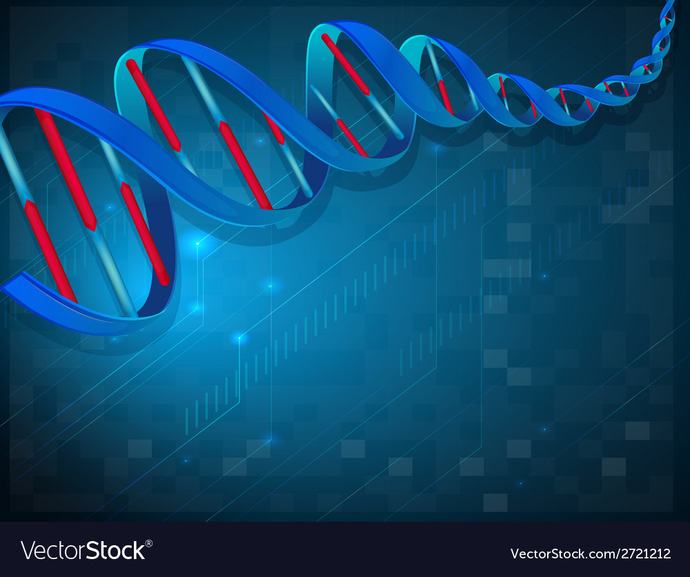 A DNA Royalty Free Vector Image - VectorStock
