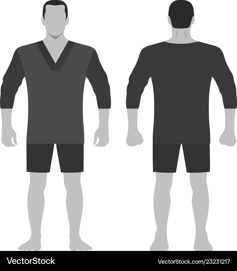 Fashion man figure Royalty Free Vector Image - VectorStock