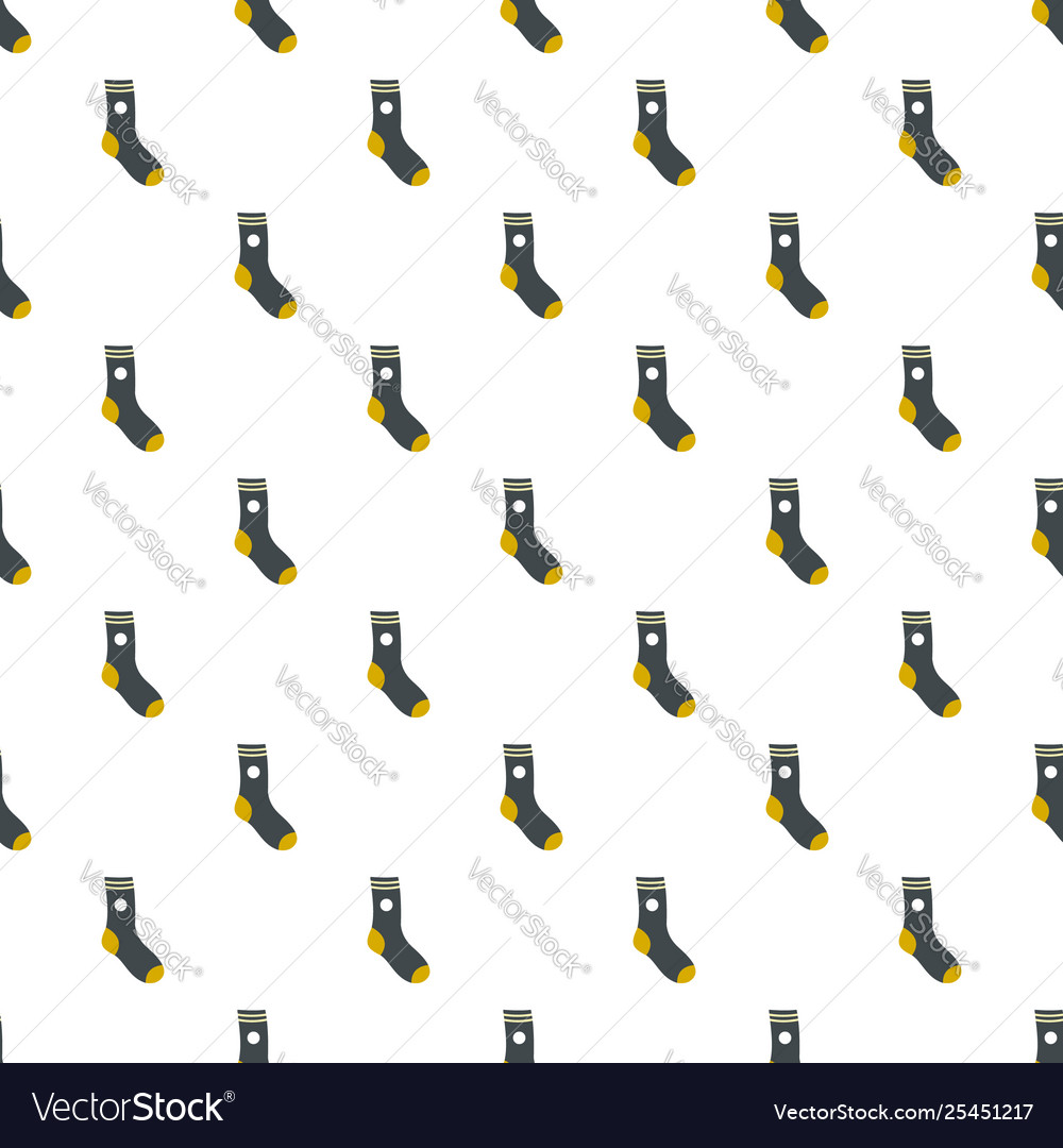 Sock pattern seamless Royalty Free Vector Image