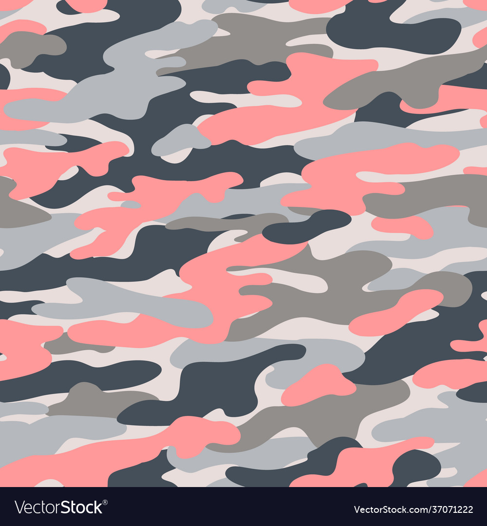 Abstract camouflage seamless pattern camo Vector Image
