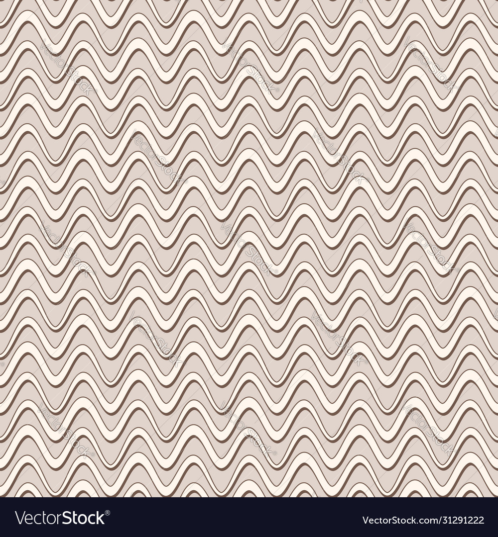 Abstract wavy lines seamless pattern Royalty Free Vector