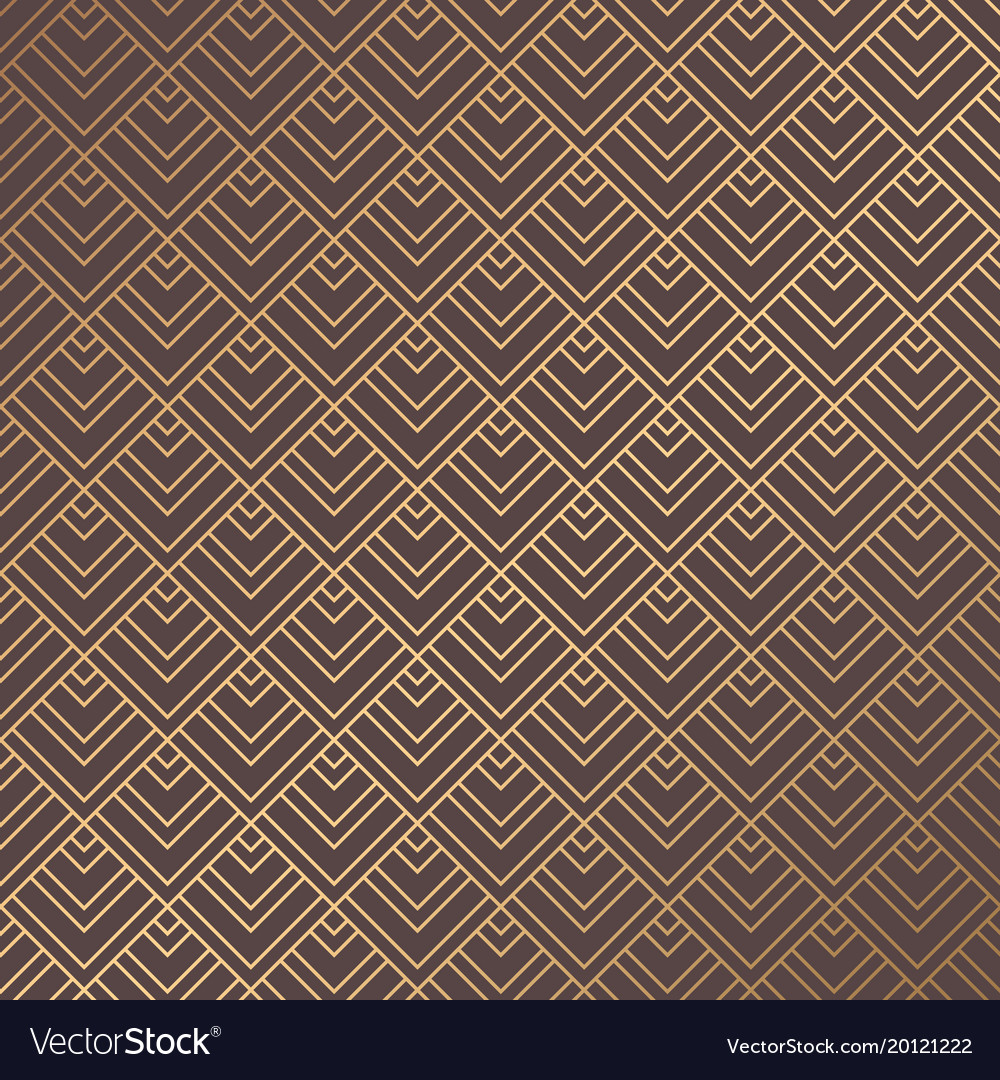 Art deco pattern Royalty Free Vector Image - VectorStock