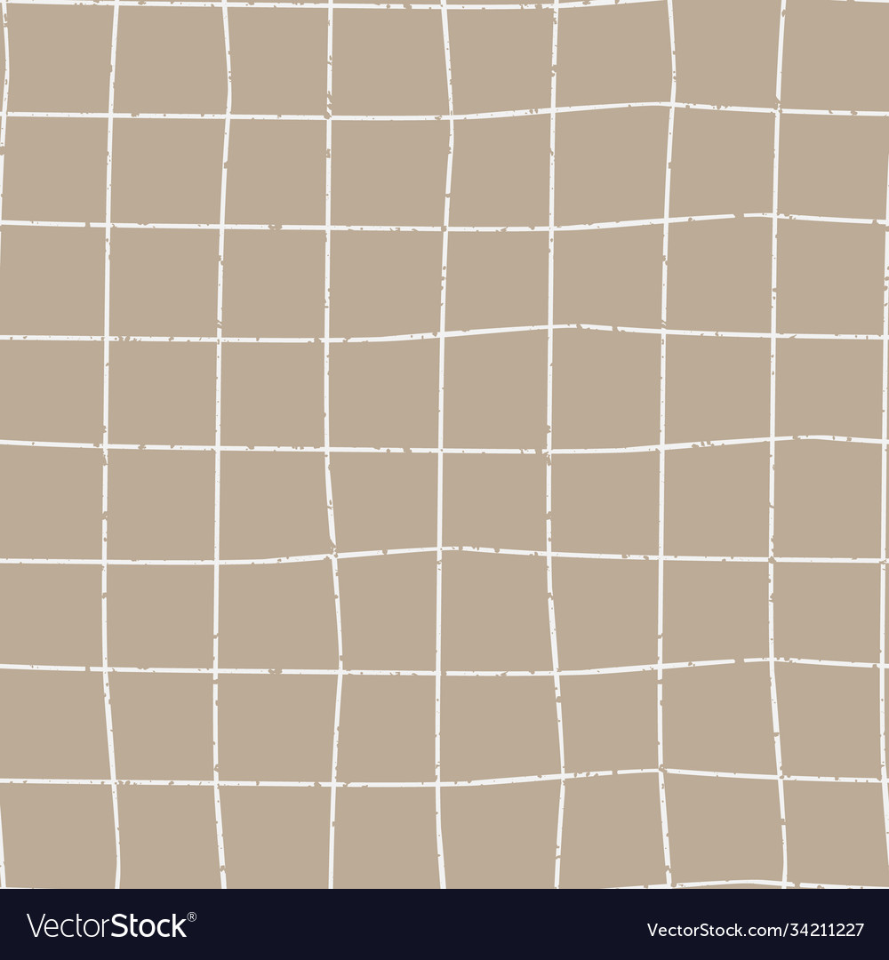 Irregular Line Seamless Grid Pattern Royalty Free Vector