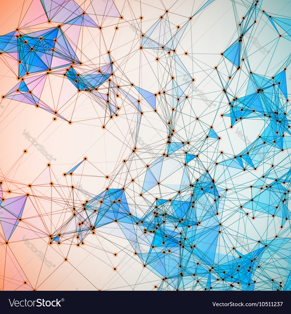 Abstract background with dotted grid Royalty Free Vector