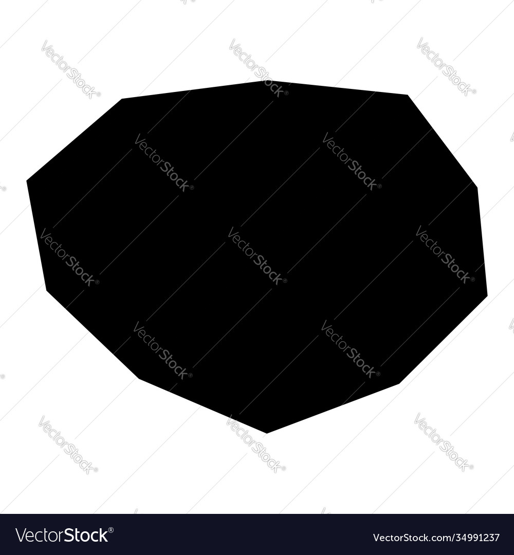 Edgy geometric stone pebble shapessimple basic Vector Image