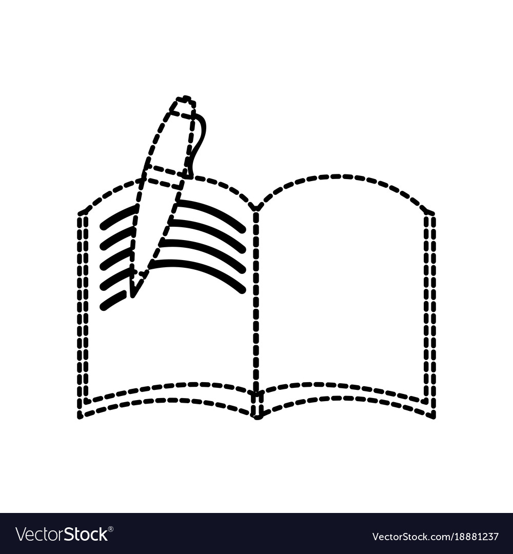 Isolated notebook design Royalty Free Vector Image