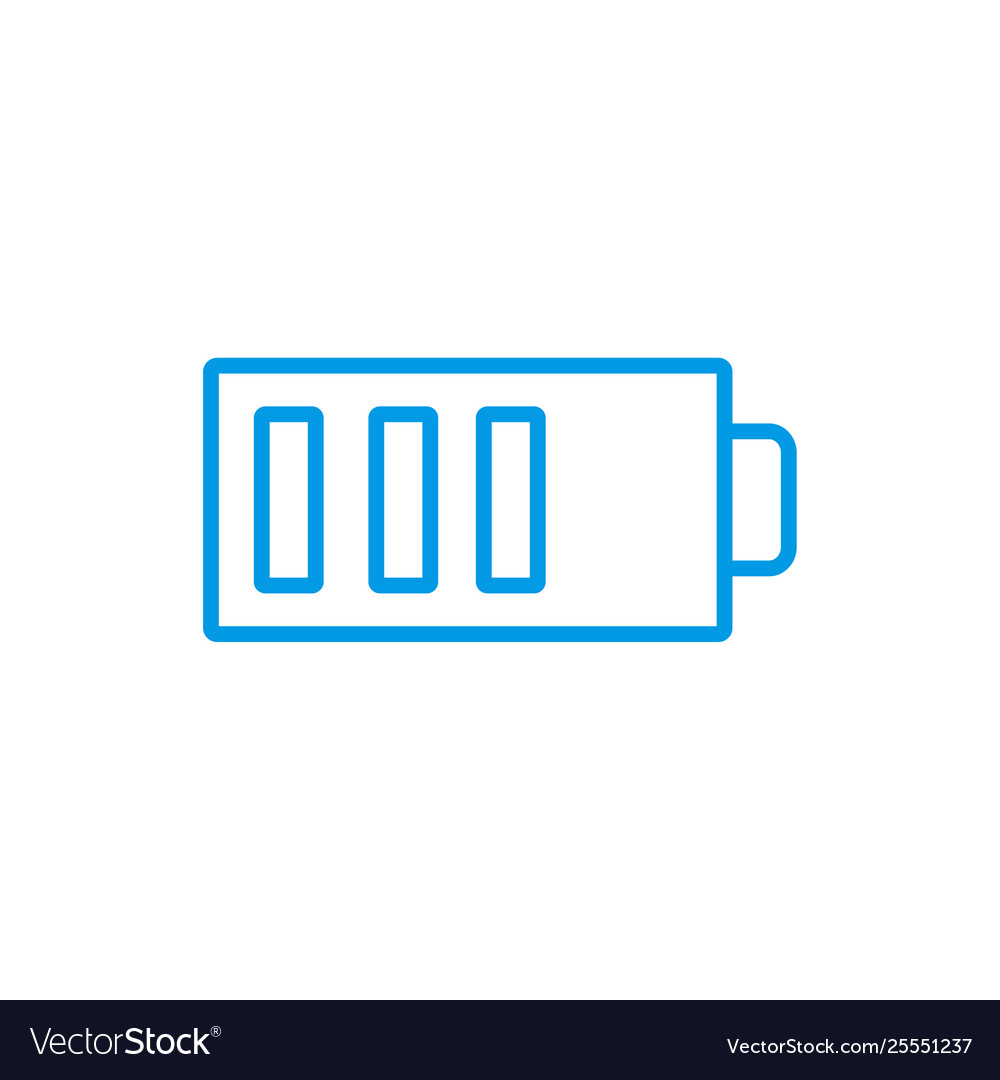 Mobile battery icon Royalty Free Vector Image - VectorStock