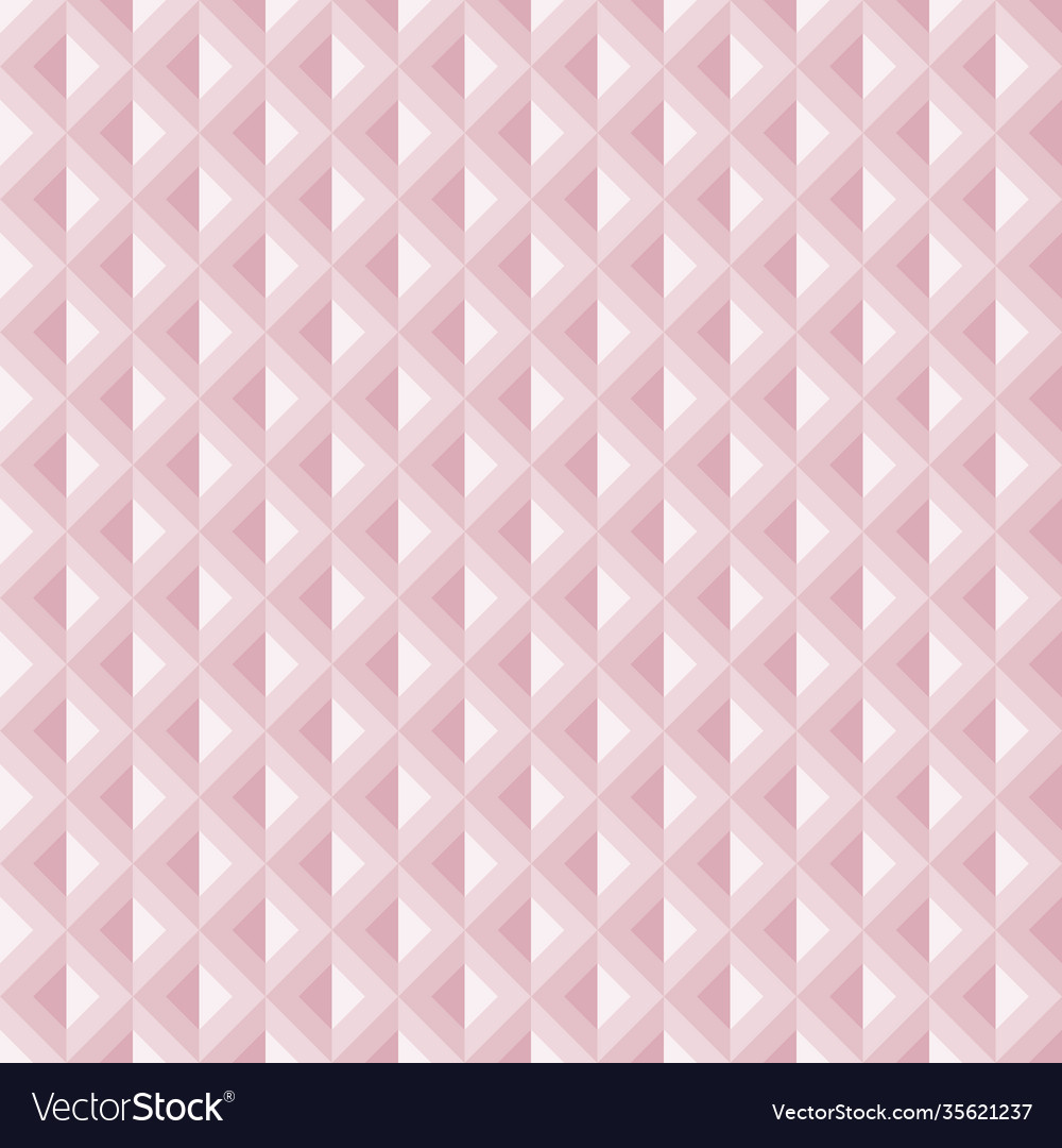 Pastel pink geometric seamless repeat pattern Vector Image