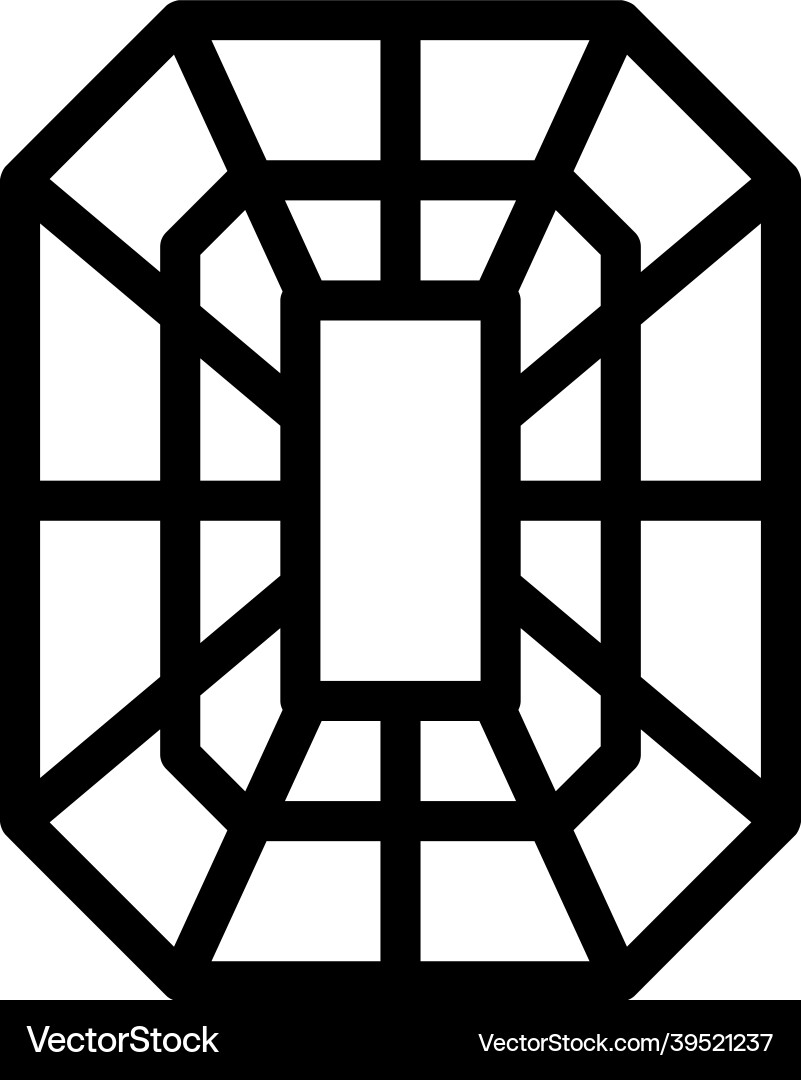 Precious stone Royalty Free Vector Image - VectorStock