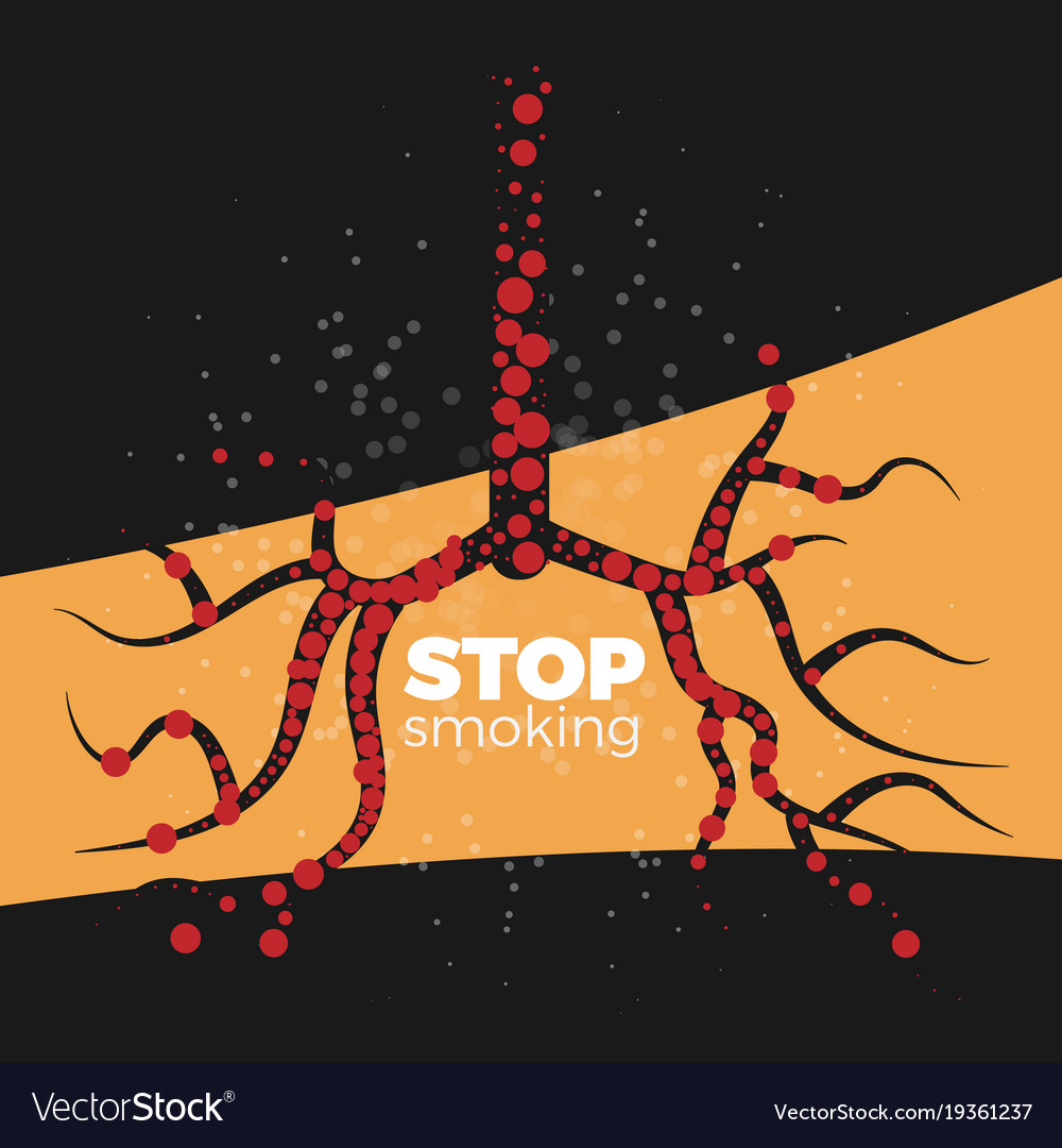 Stop smoking concept Royalty Free Vector Image