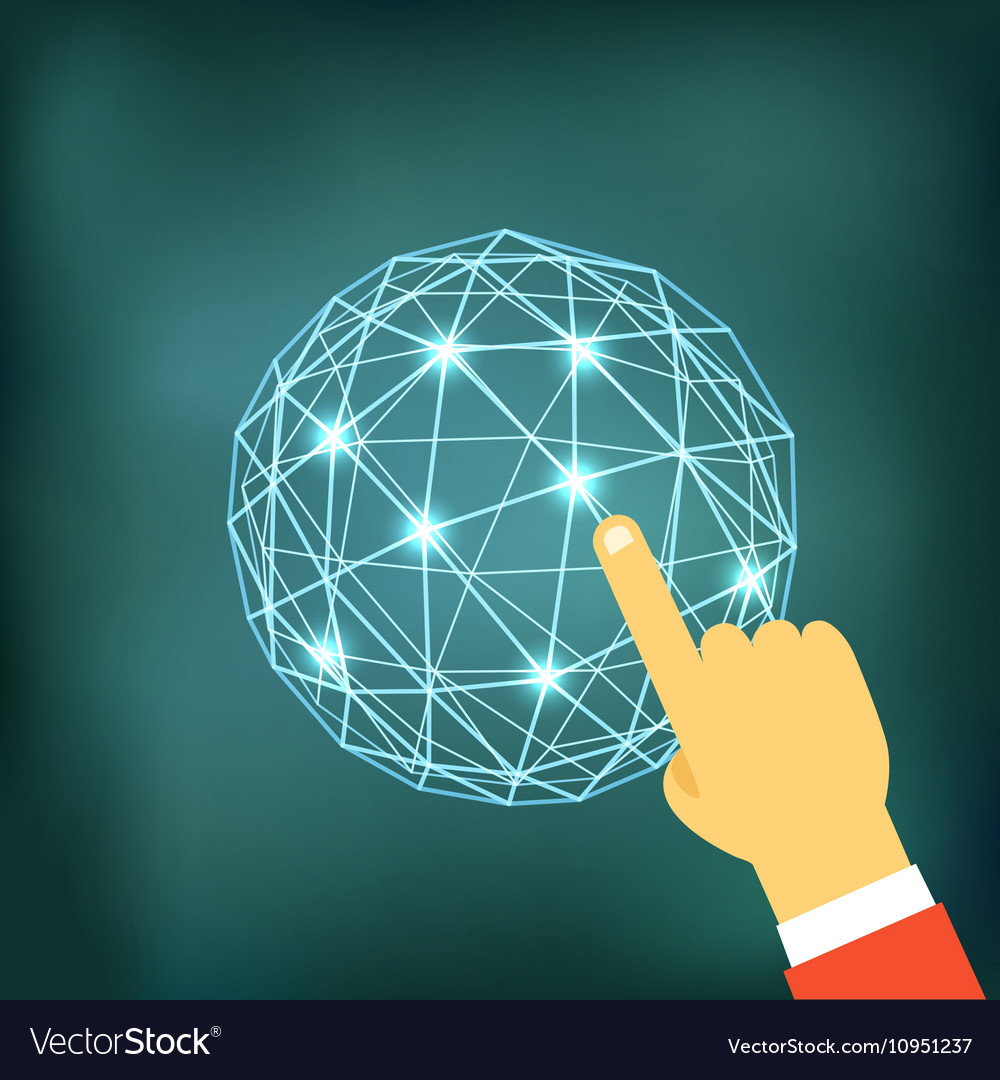 Using modern web technology Design concept Vector Image