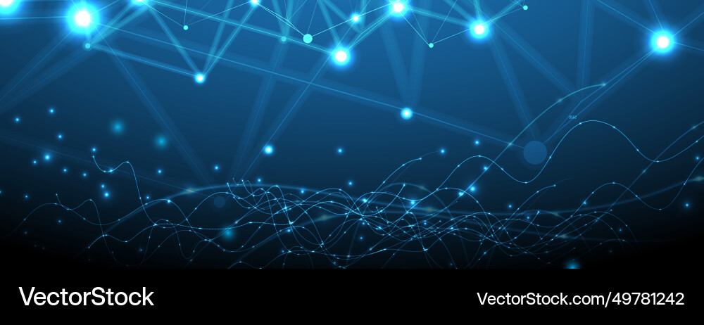 Technology innovation background idea of global Vector Image