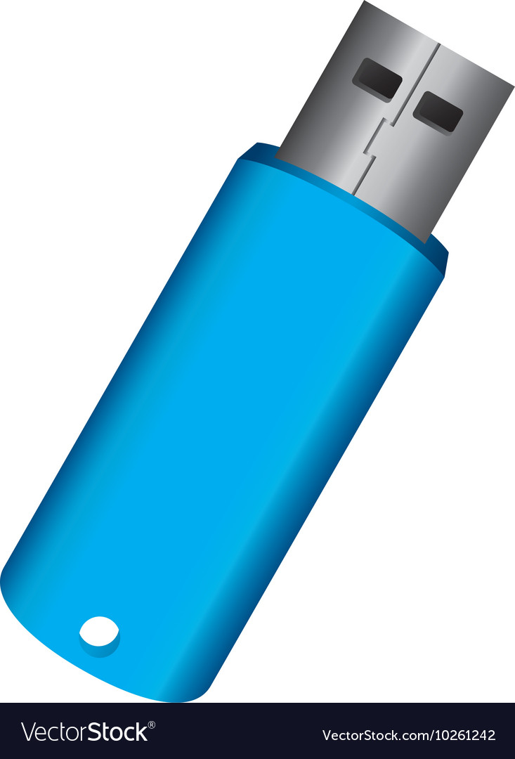 Usb disk device data Royalty Free Vector Image