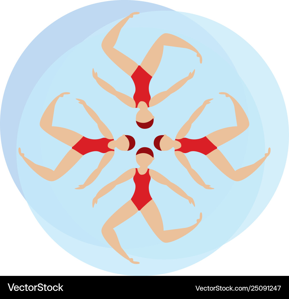 Abstract swimming sport Royalty Free Vector Image
