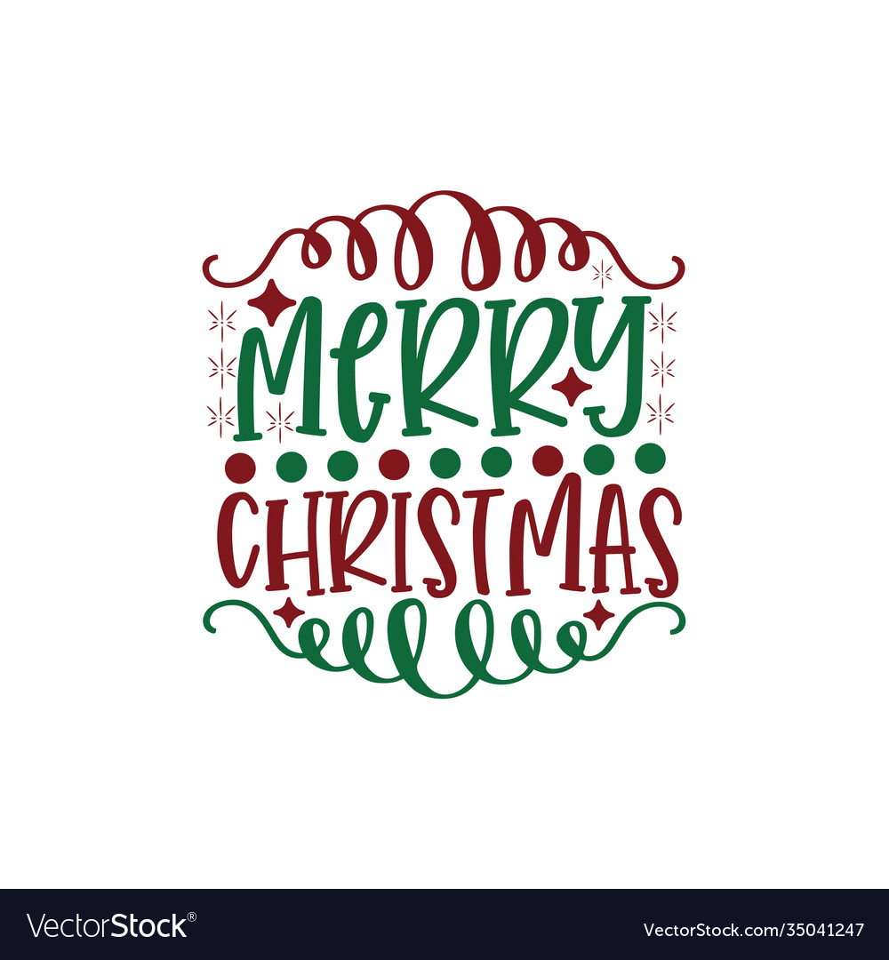 Merry christmas 2 Royalty Free Vector Image - VectorStock