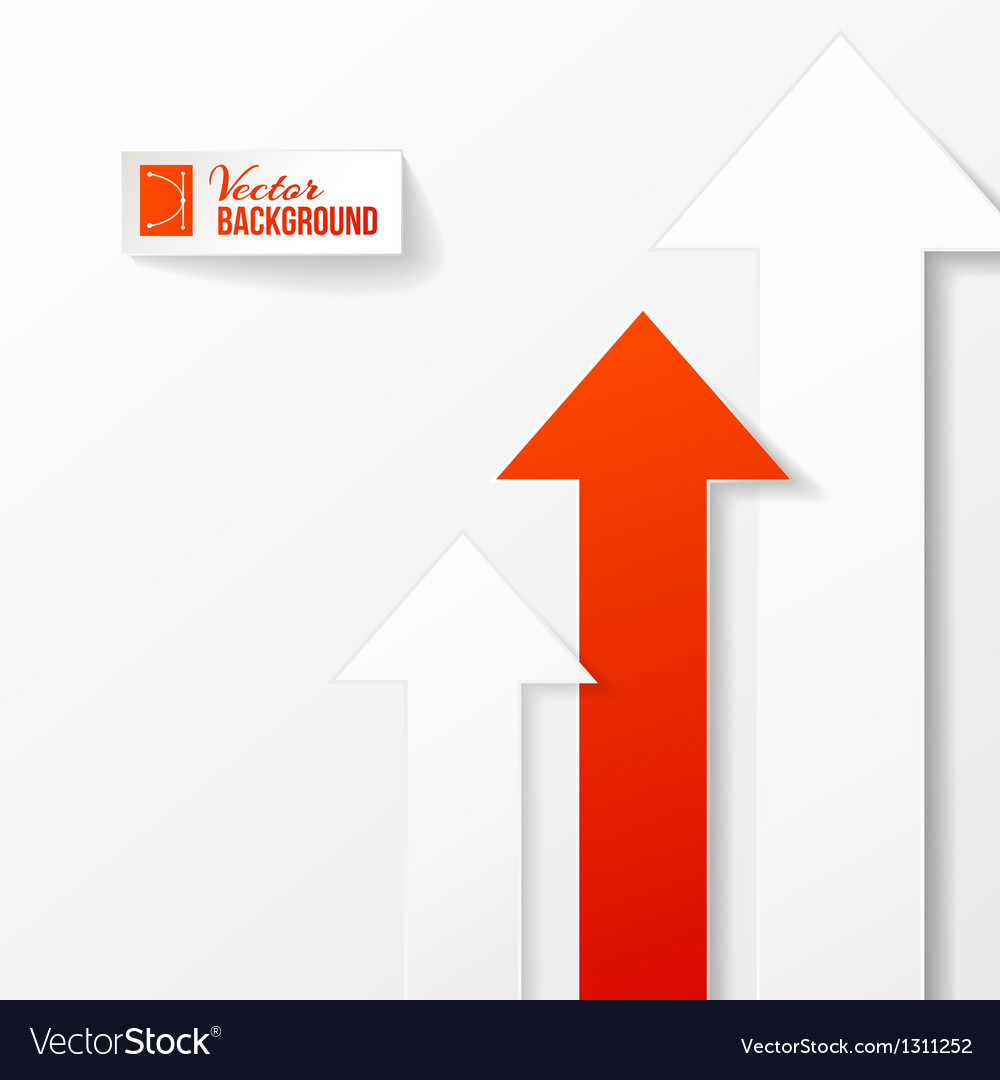 Arrow background Royalty Free Vector Image - VectorStock