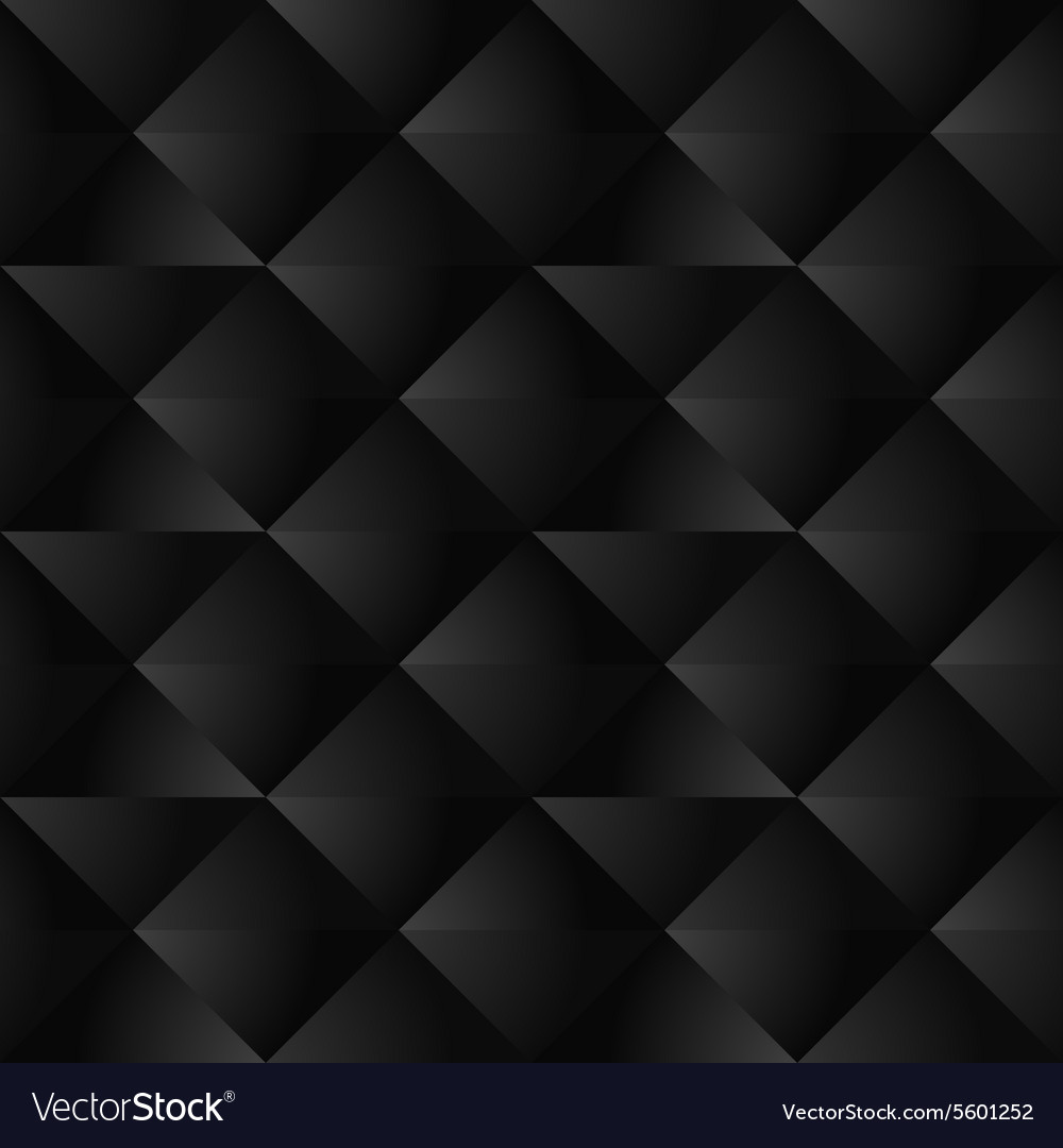 Black geometric seamless pattern Royalty Free Vector Image