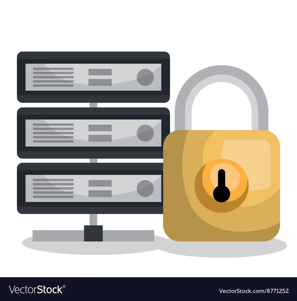 Data storage design Royalty Free Vector Image - VectorStock