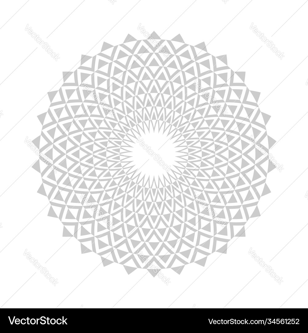 Decorative circle design element Royalty Free Vector Image