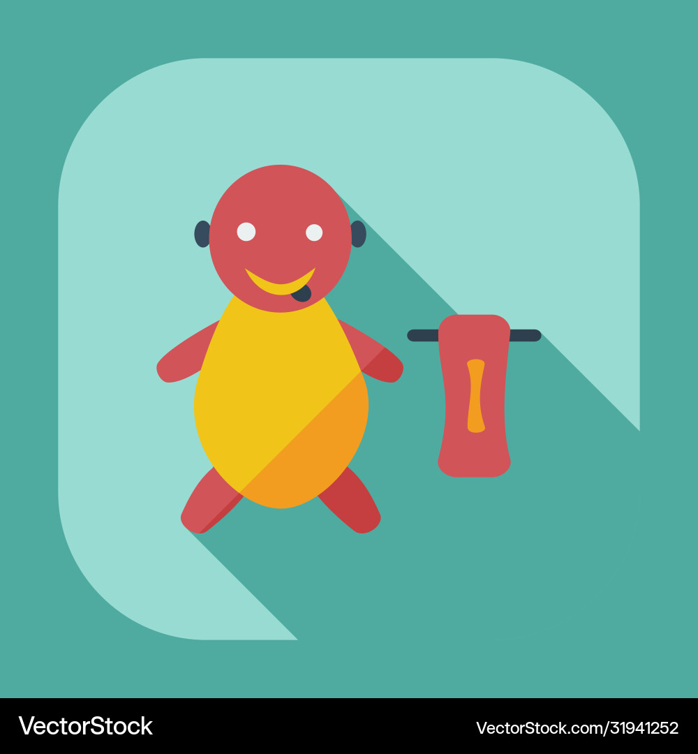 Flat modern design with shadow icons children Vector Image