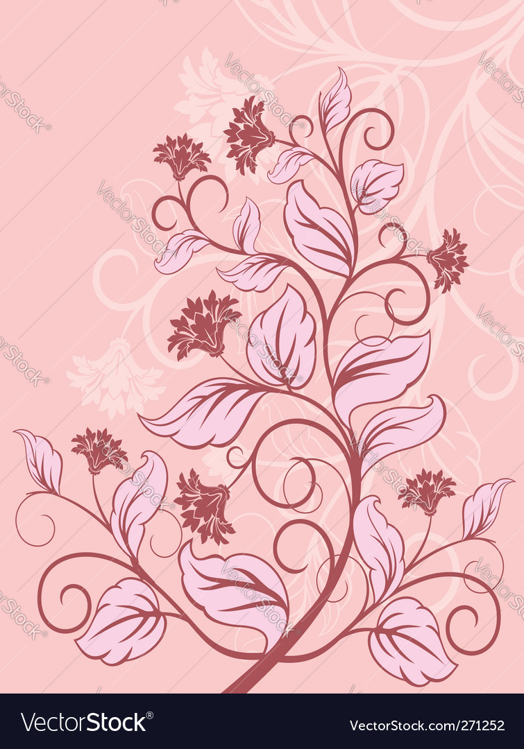 Flower background Royalty Free Vector Image - VectorStock