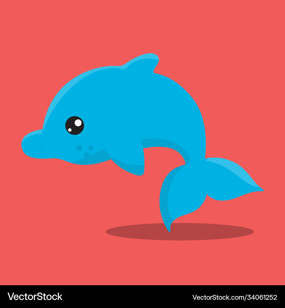 Mermaid princess dolphin 07 Royalty Free Vector Image