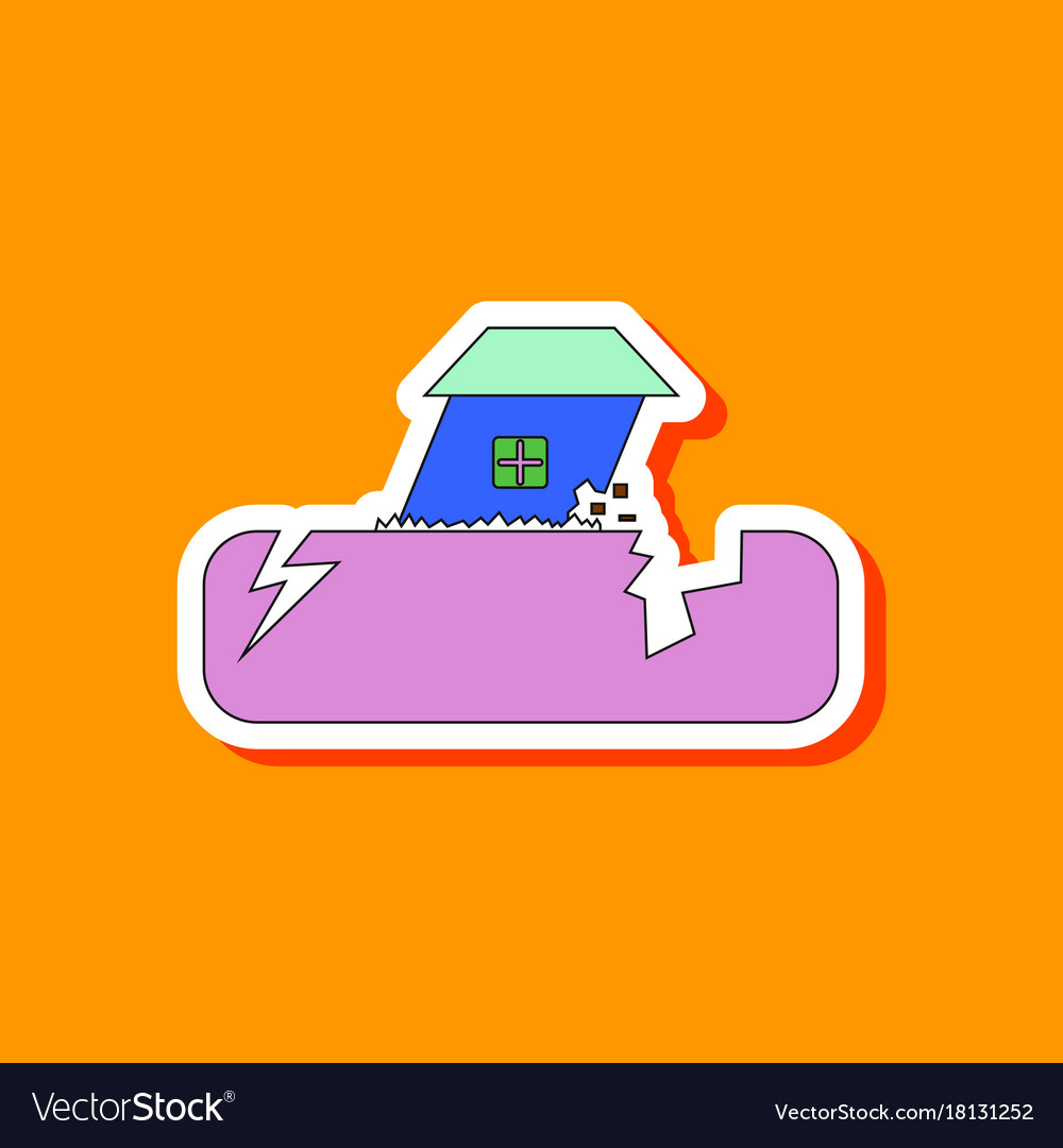 Paper Sticker On Stylish Background Natural Vector Image