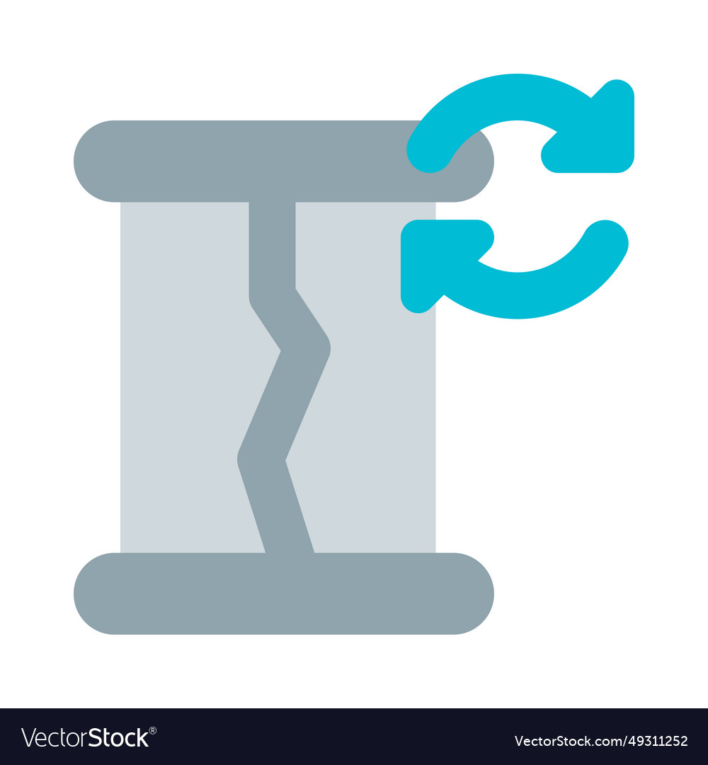 Resetting Electronic Fuse After Overcurrent Event Vector Image