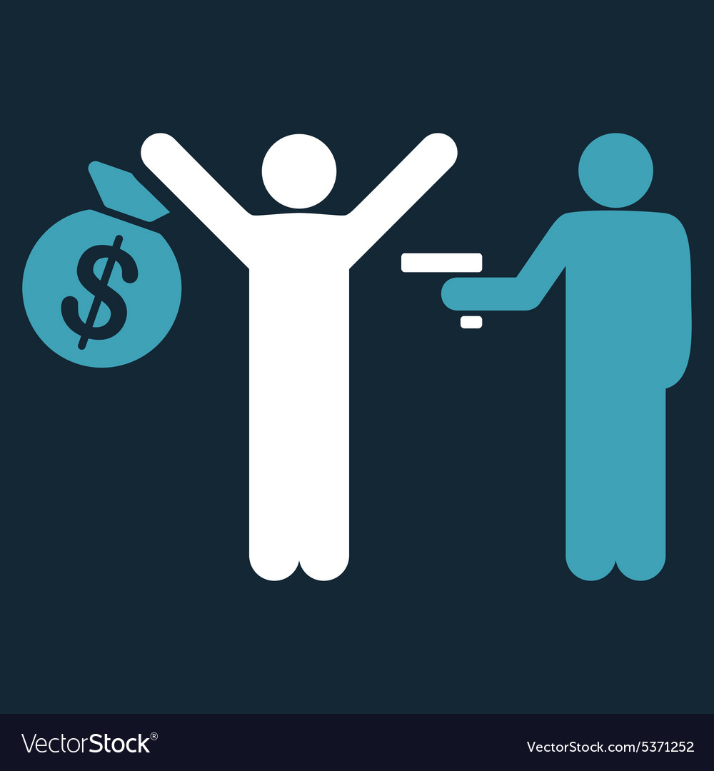 Robbery icon Royalty Free Vector Image - VectorStock