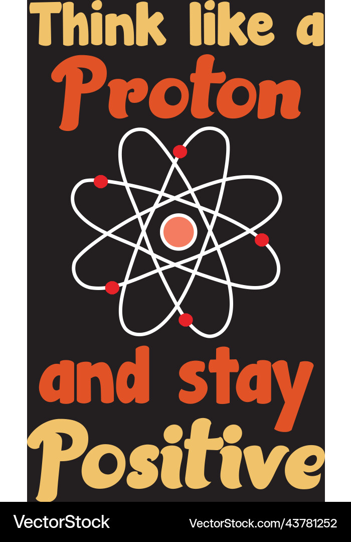 Science t-shirt design Royalty Free Vector Image