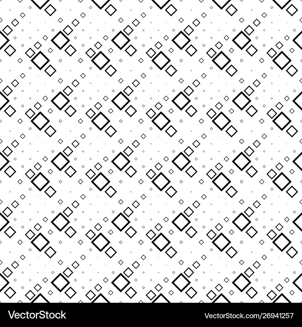Geometrical black and white abstract square Vector Image