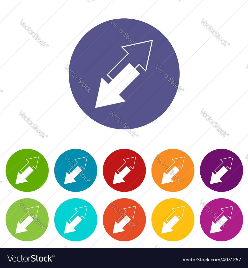 Reverse flat icon Royalty Free Vector Image - VectorStock