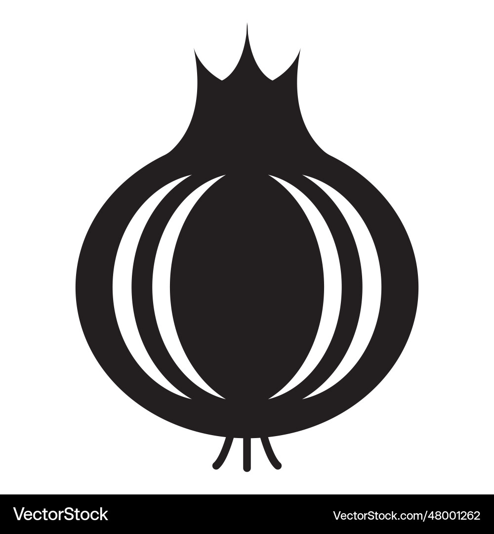 Onion icon Royalty Free Vector Image - VectorStock