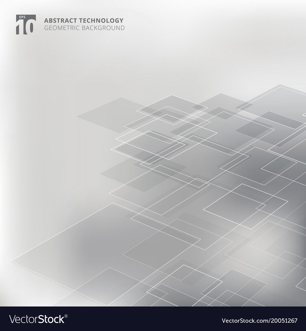 Abstract geometric squares shape pattern Vector Image