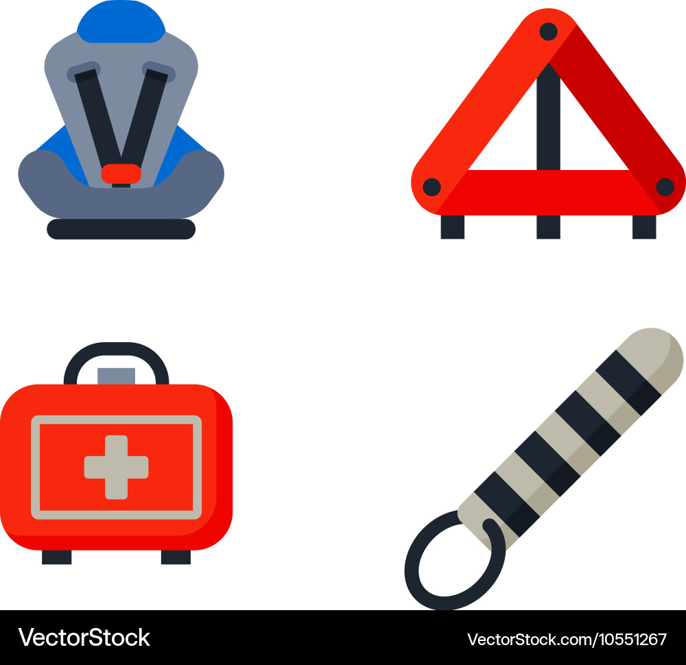 Auto transport motorist icons Royalty Free Vector Image