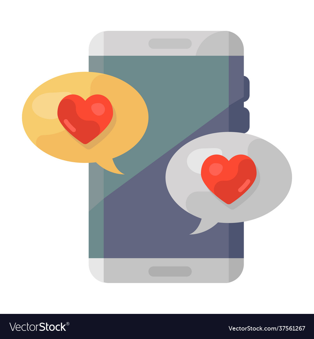 Romantic messages Royalty Free Vector Image - VectorStock