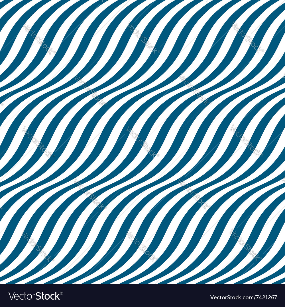 Wavy stripes seamless pattern Royalty Free Vector Image