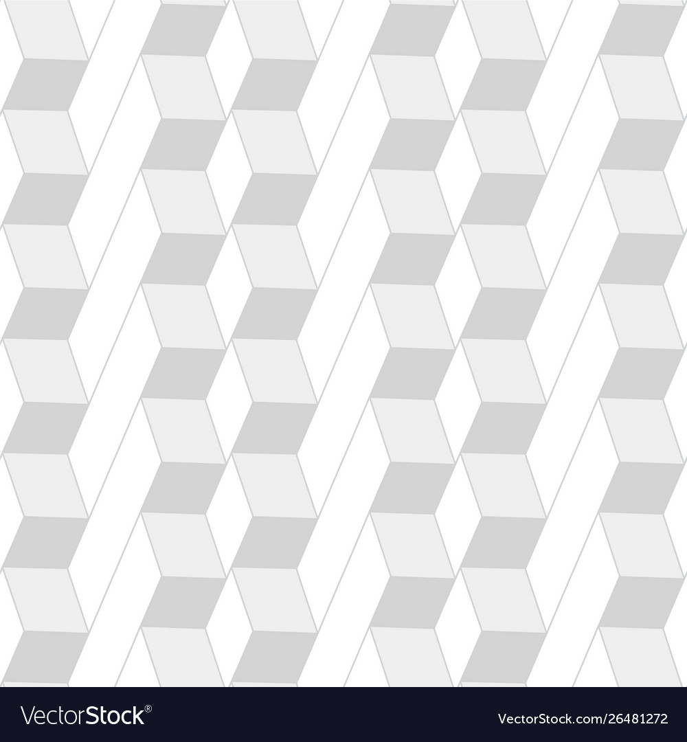 3d geometric seamless pattern Royalty Free Vector Image