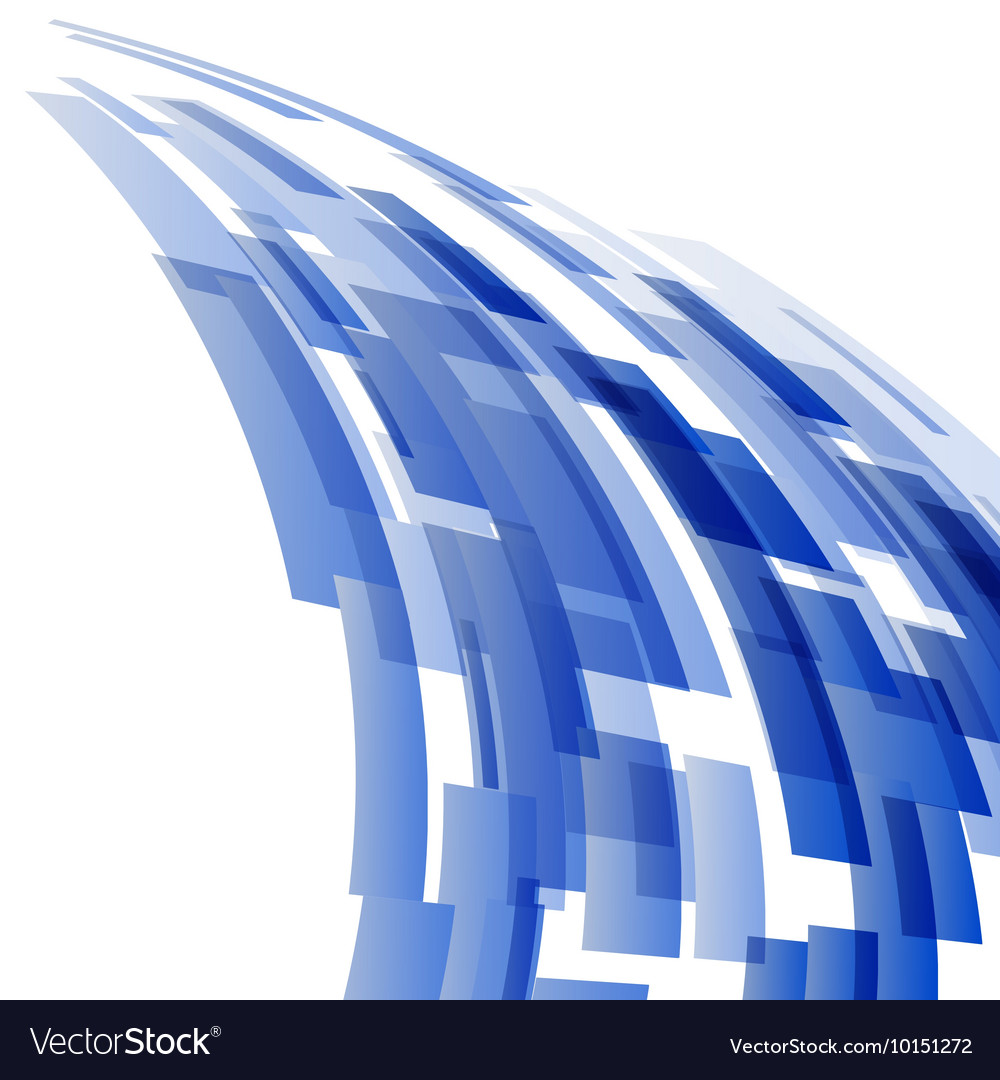 Abstract dark blue elements technology background Vector Image