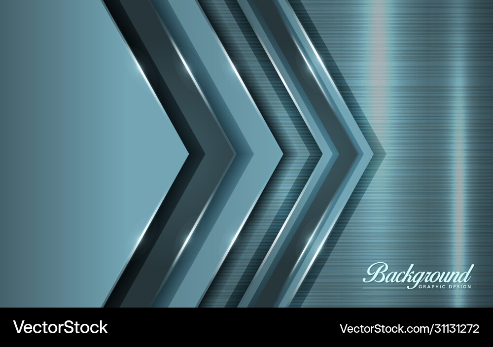 Modern shinny tosca metallic background design Vector Image