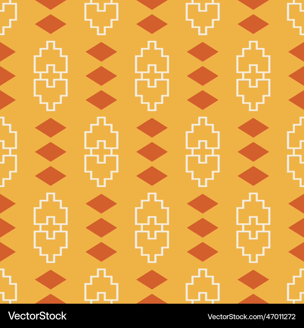 Southwestern aztec seamless pattern navajo print Vector Image