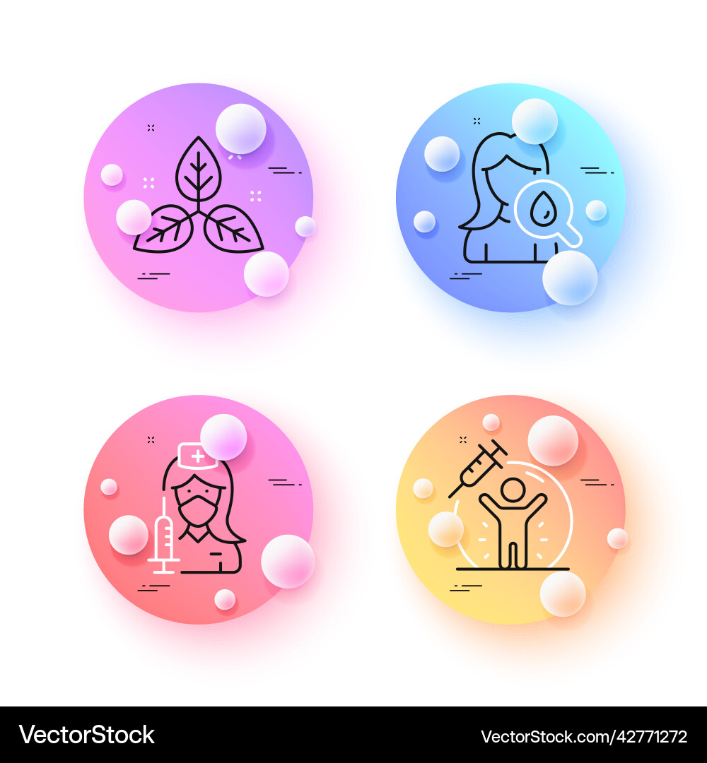 Vaccination moisturizing cream and vaccine Vector Image