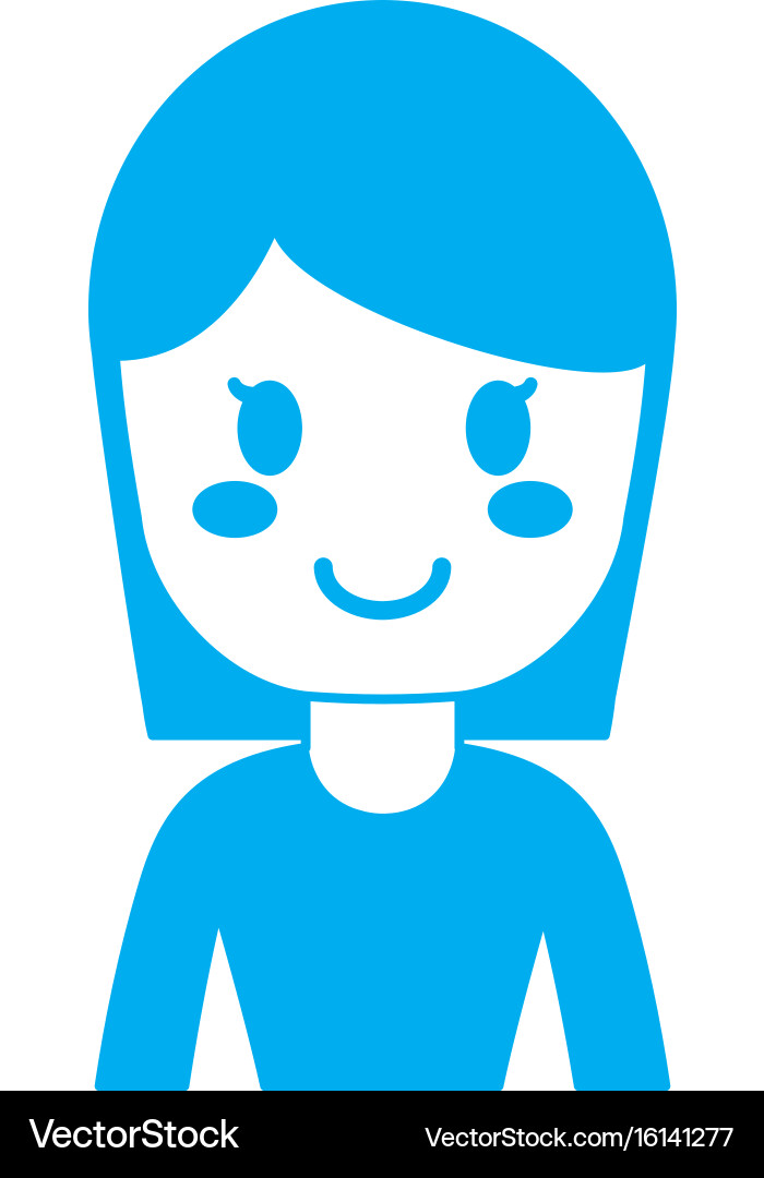 Cartoon woman icon Royalty Free Vector Image - VectorStock
