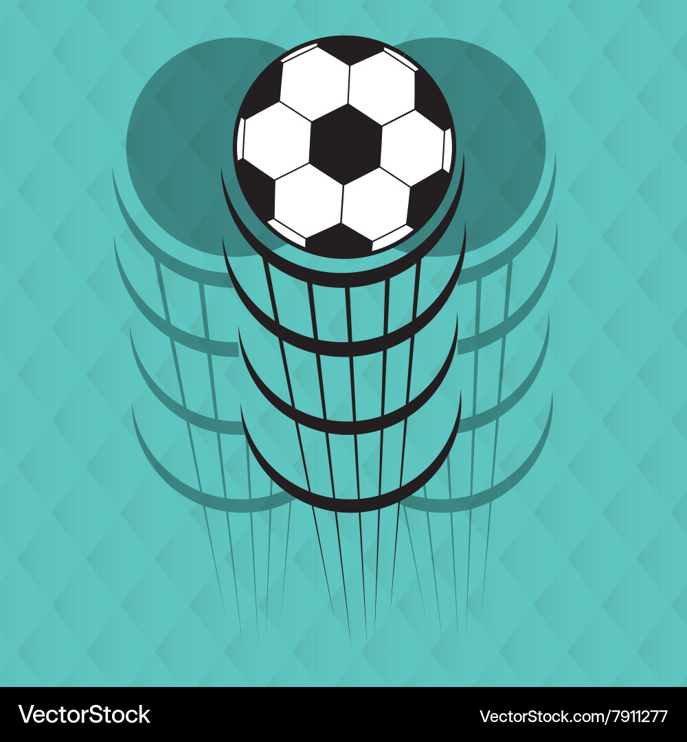 Football soccer design Royalty Free Vector Image